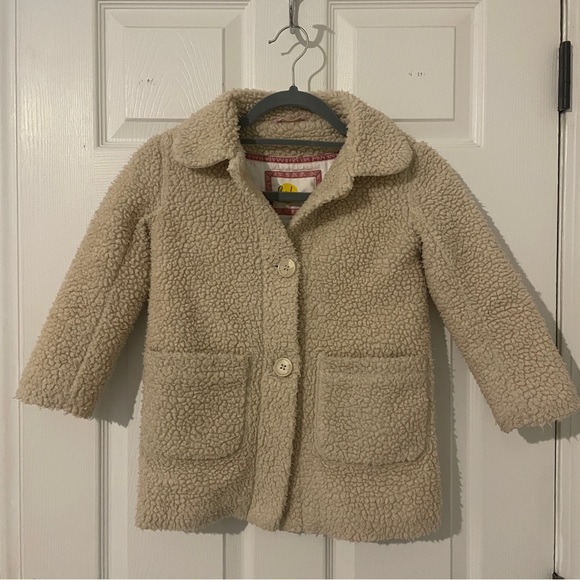 Boden | Jackets & Coats | Mini Boden Teddy Sherpa Coat Size 56 | Poshmark